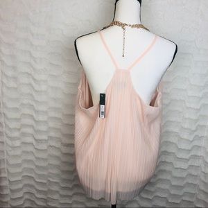 The Limited | Tops | Plus Size Vneck Spaghetti Strap Plisse Tank | Poshmark